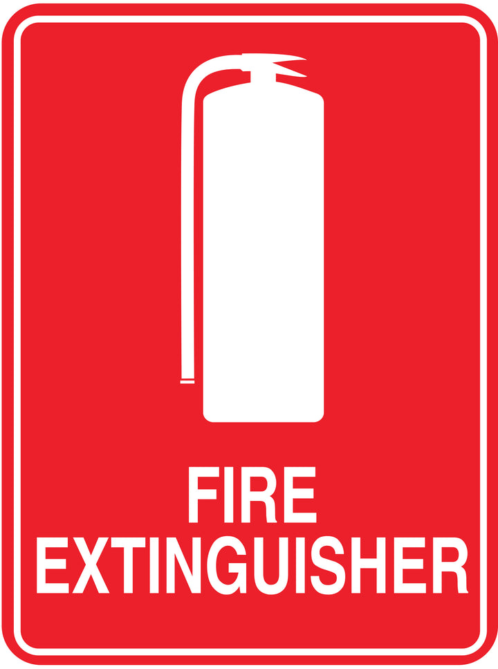 Fire Extinguisher Sign - Aluminium – Bractile