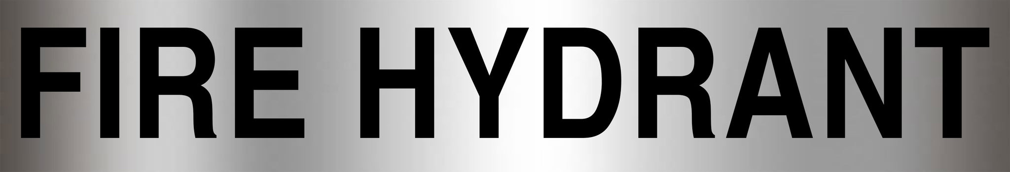 Fire Hydrant Sign - Aluminium – Bractile