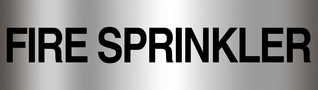 Fire Sprinkler Sign – Bractile Signs