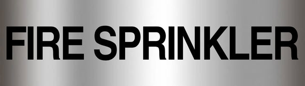Fire Sprinkler Sign – Bractile Signs