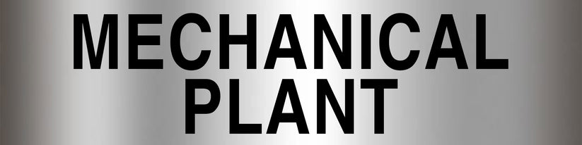 Mechanical Plant Sign - Aluminium – Bractile