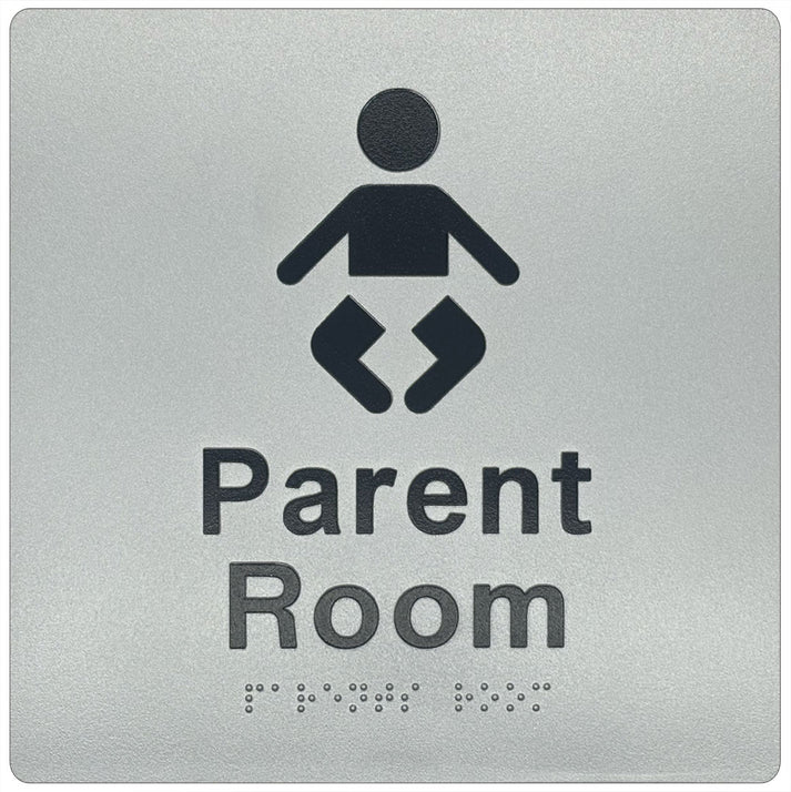 Braille & Tactile Parent Room Sign – Bractile