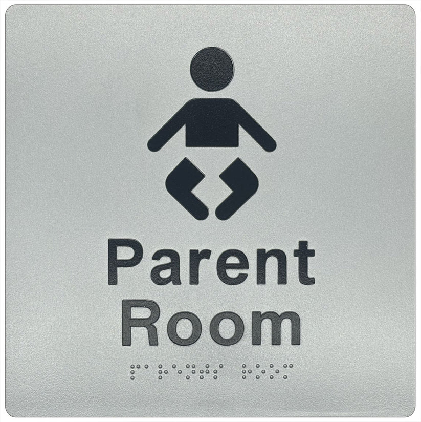 Braille & Tactile Parent Room Sign – Bractile