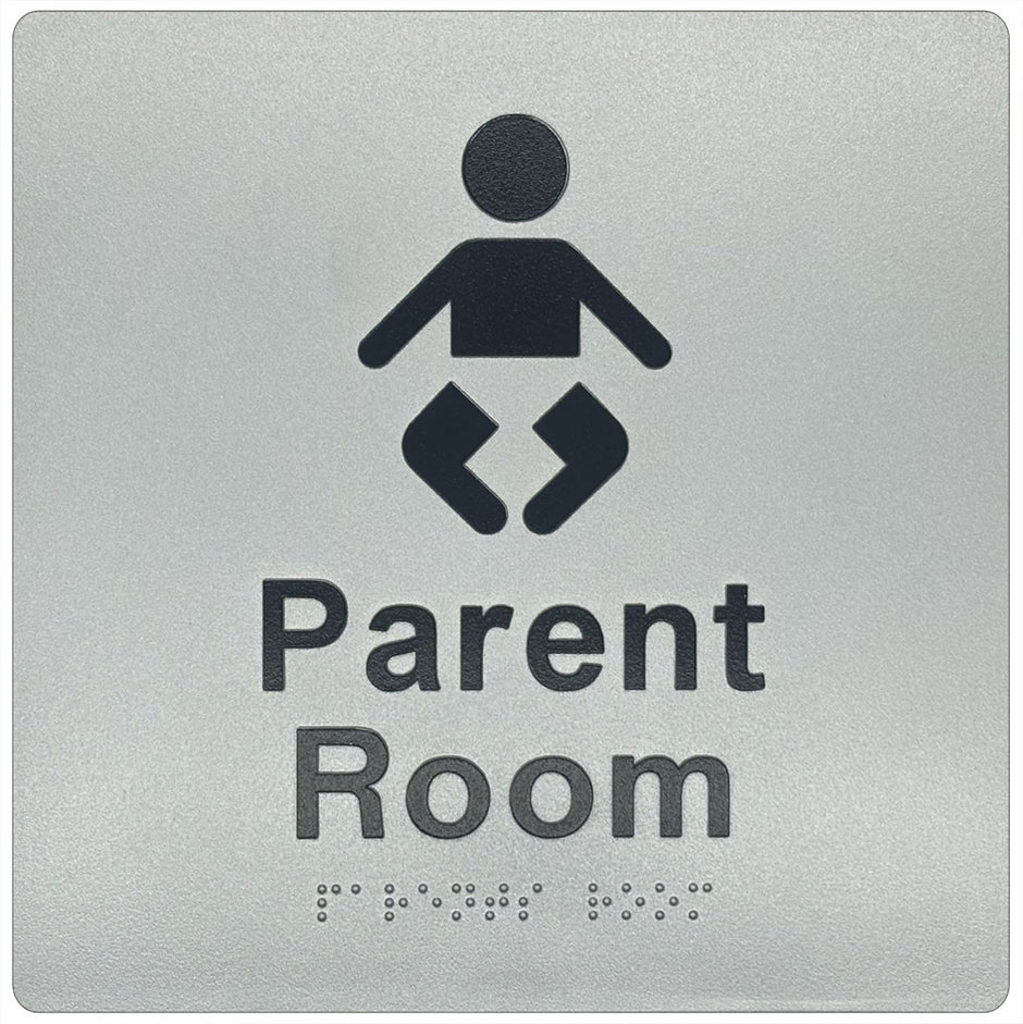 Braille & Tactile Parent Room Sign – Bractile