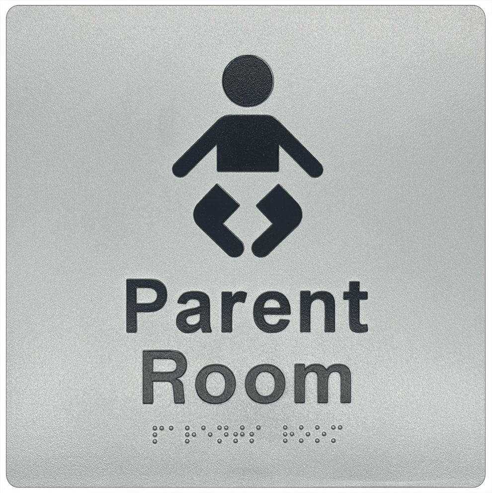 Braille & Tactile Parent Room Sign – Bractile