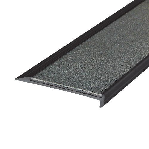 Non Slip Stair Nosing - Black (2 Part System) – Bractile Signs