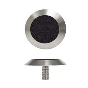 Tactile Indicator Stud - Stainless Steel - Black Insert – Bractile Signs