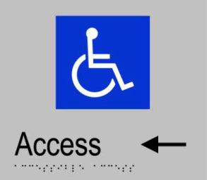 ACCESS SIGNS – Bractile Signs