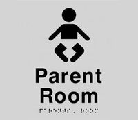 Braille & Tactile Parent Room Sign – Bractile Signs