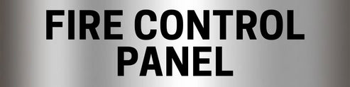 Fire Control Panel Sign - Aluminium – Bractile