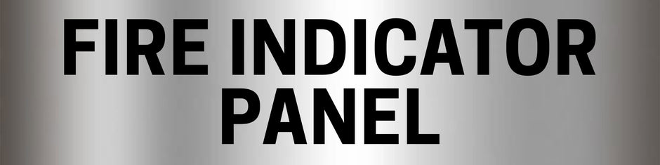 Fire Indicator Panel Sign - Aluminium – Bractile