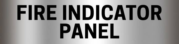 Fire Indicator Panel Sign - Aluminium – Bractile Signs