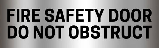 FIRE & STATUTORY SIGNS – Bractile