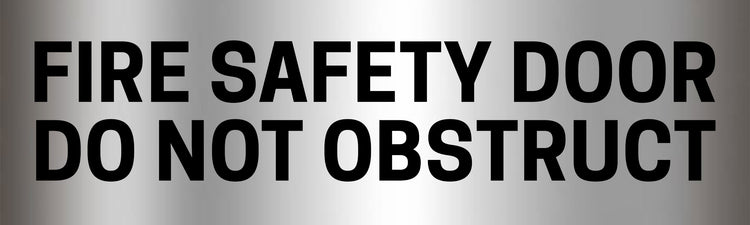 FIRE & STATUTORY SIGNS – Bractile